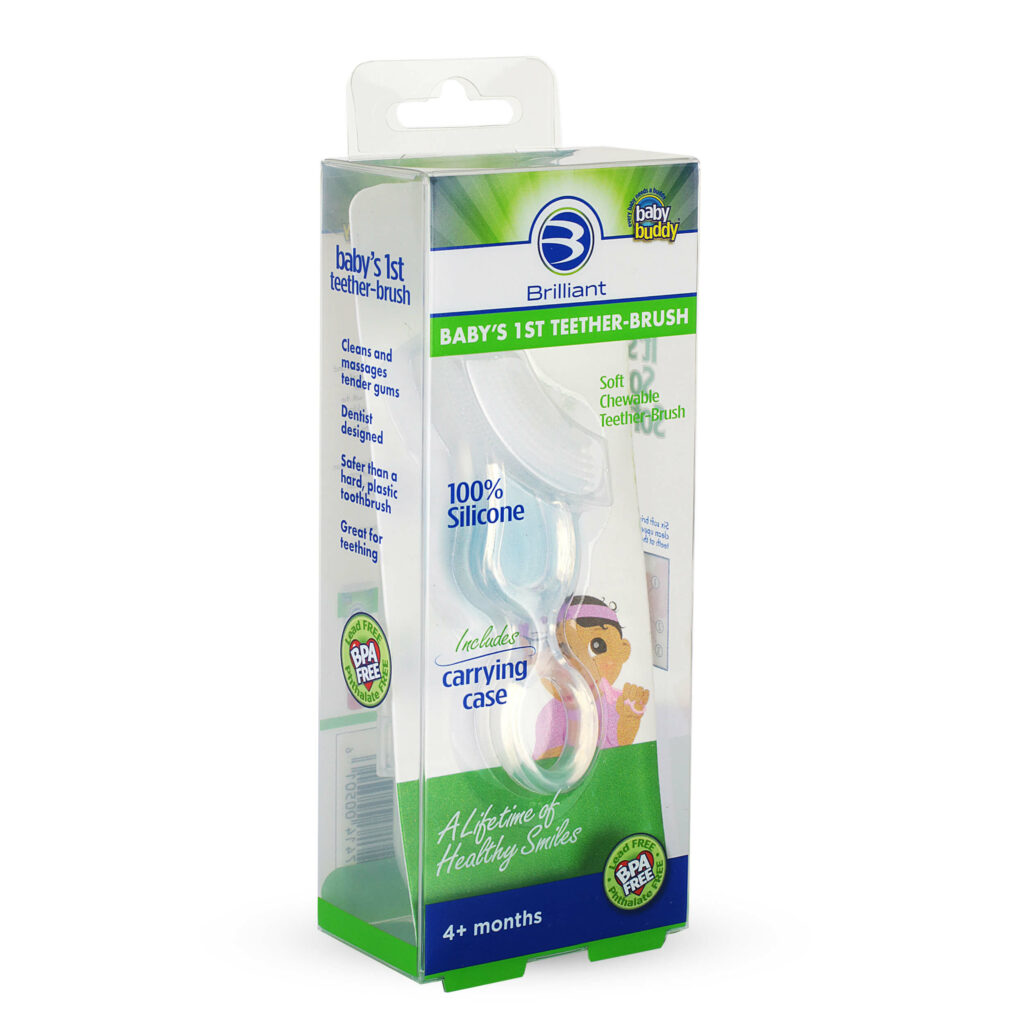 Babys 1st Toothbrush with Case • Brilliant Oral Care