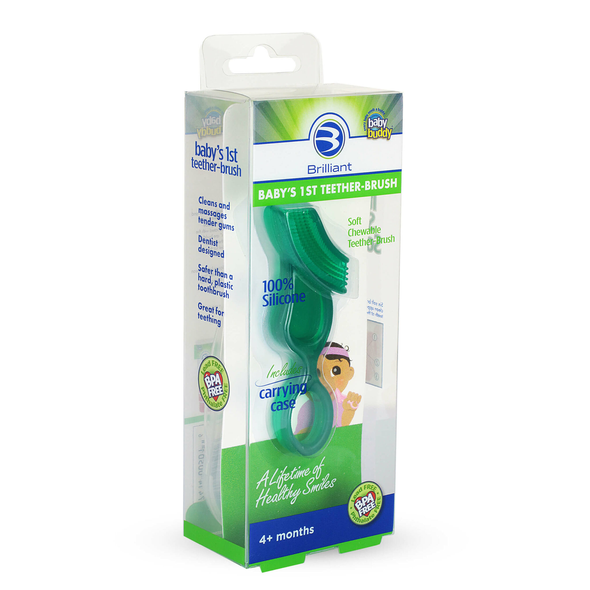 Babys 1st Toothbrush with Case • Brilliant Oral Care